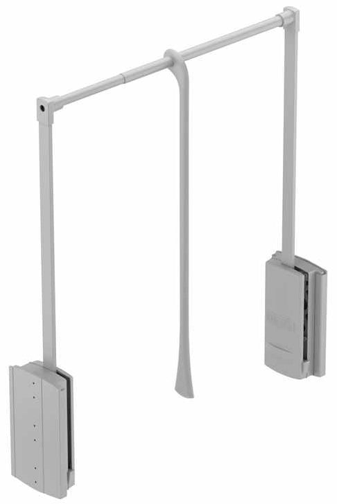 Pull Down Wardrobe Rail, for Internal Wardrobe — fearons.ie